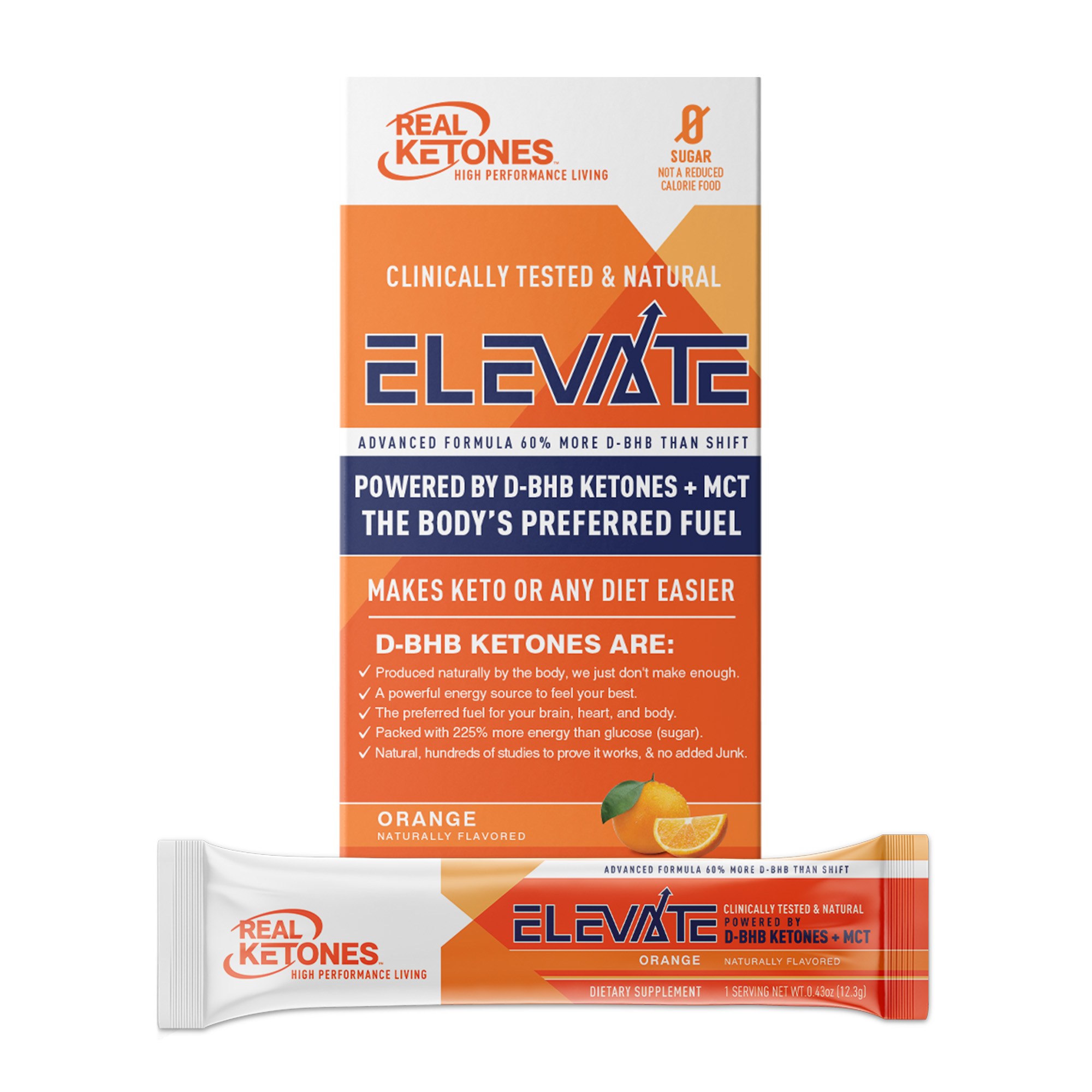 Real Ketones Orange Blast Sachets | Keto Supplements UK