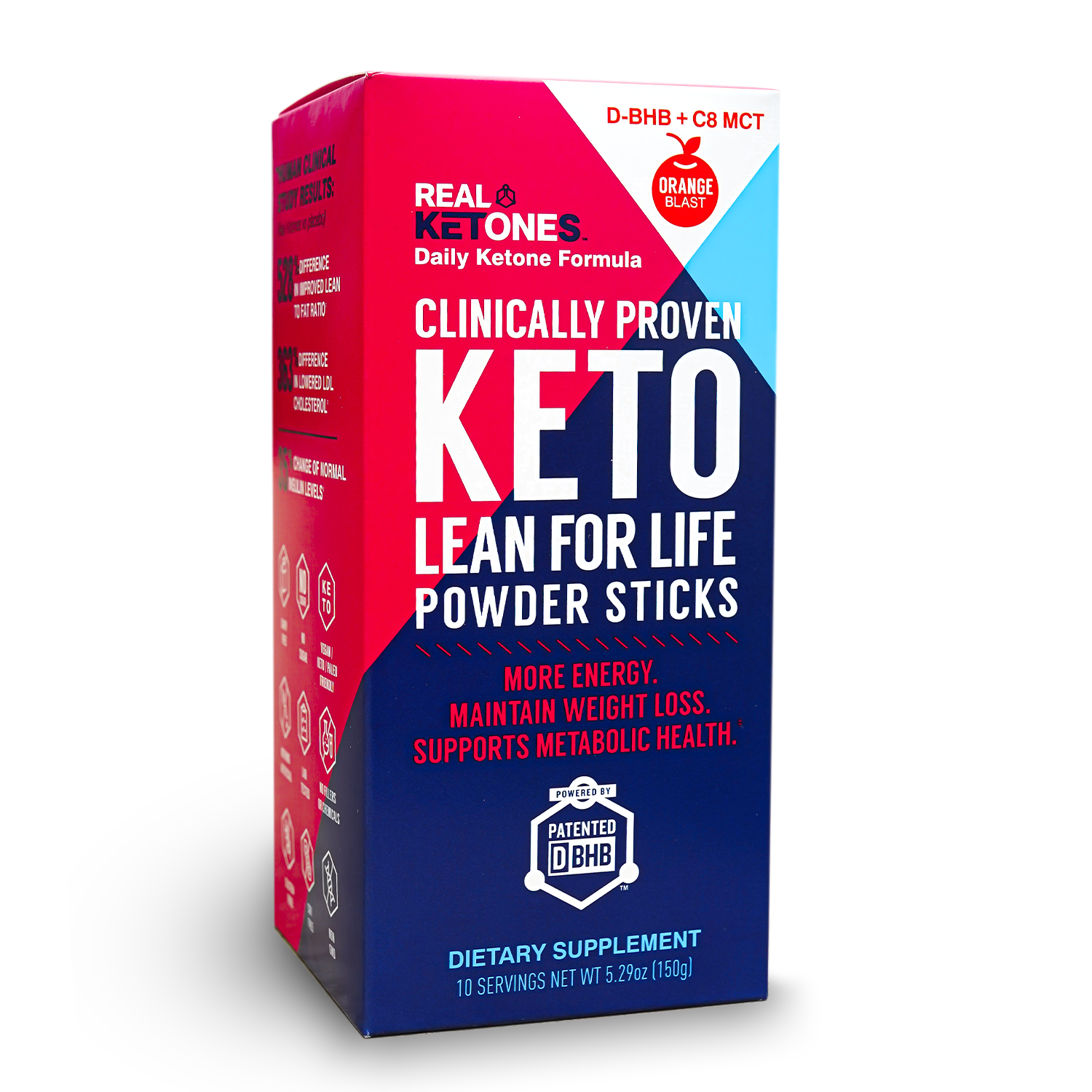 Real Ketones Orange Blast Sachets | Keto Supplements UK